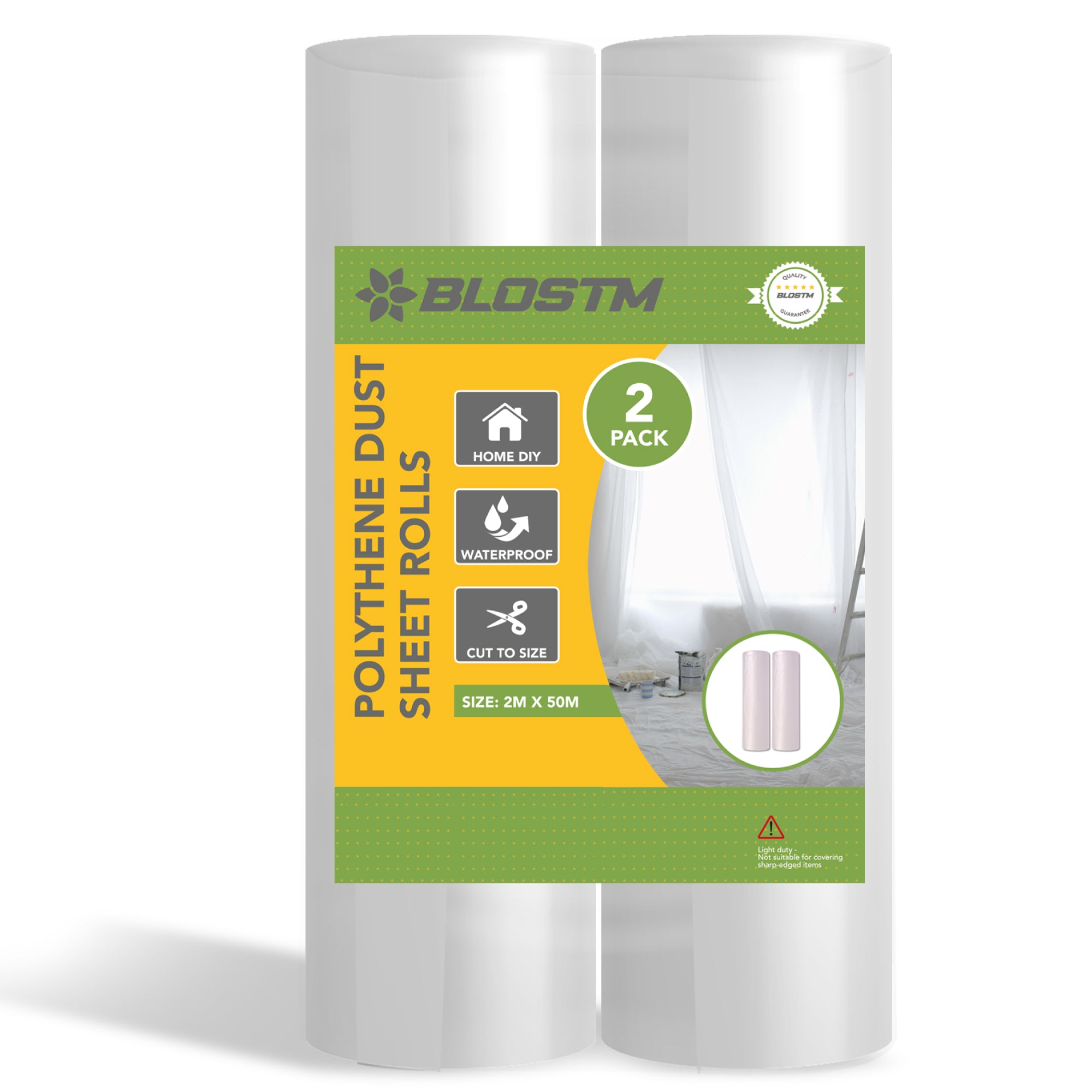 BLOSTM POLYTHENE DUST SHEET ROLLS – JOVELA