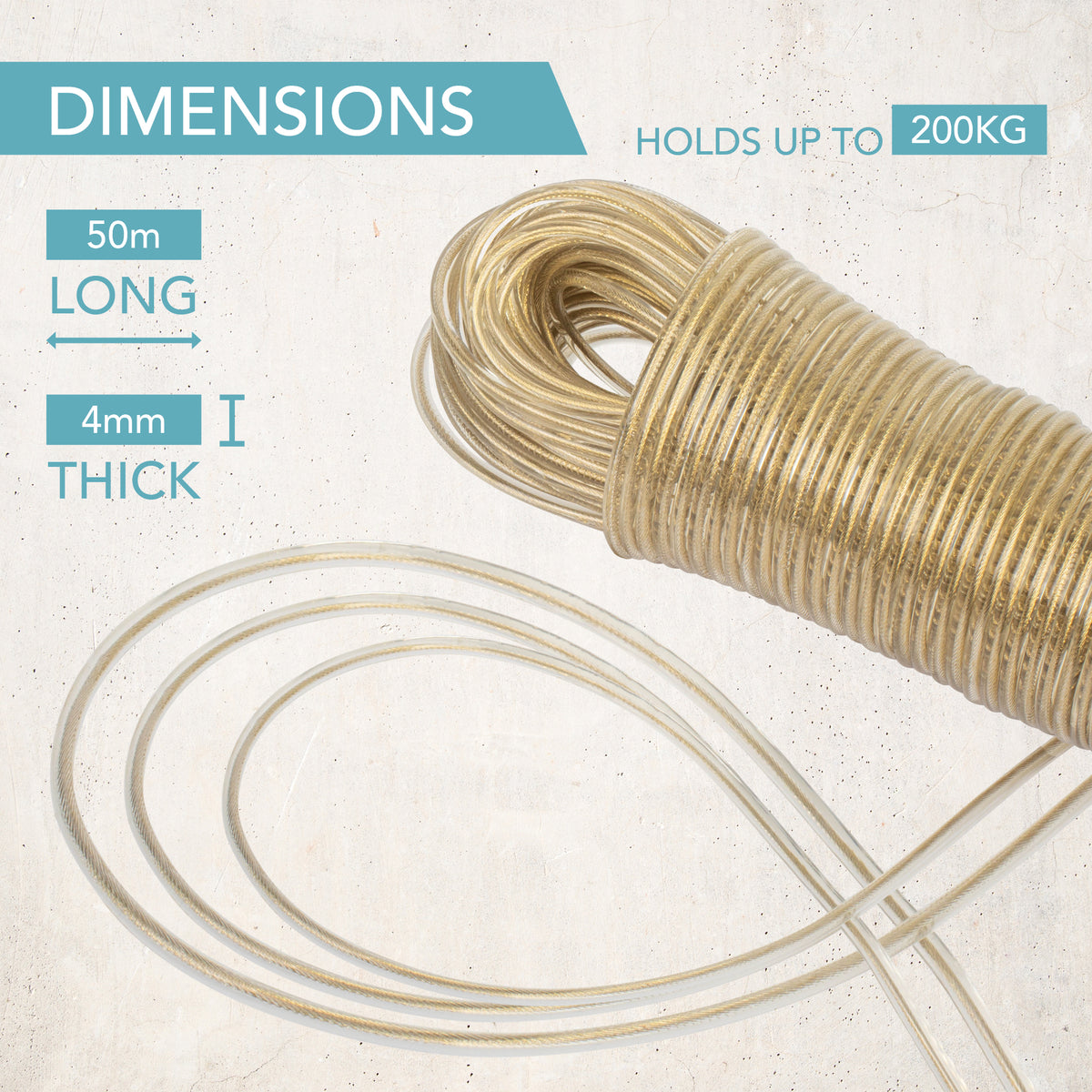 HEFTMAN WASHING LINE 50M – JOVELA